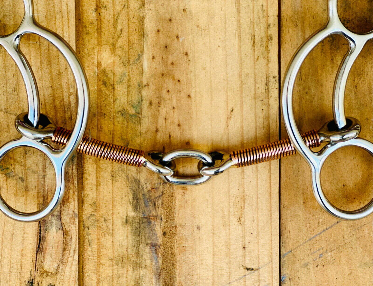 Dustybutts ‘Chevy’ Sliding Gag // Snaffle Bit - Dustybutts Australia