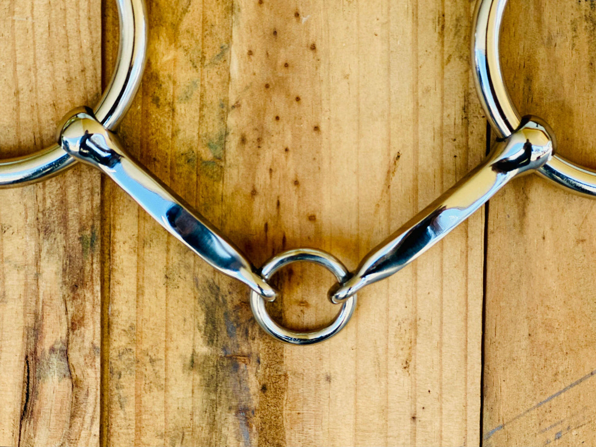 Dustybutts Weighted Loose Ring Square Snaffle Bit With Lifesaver ...