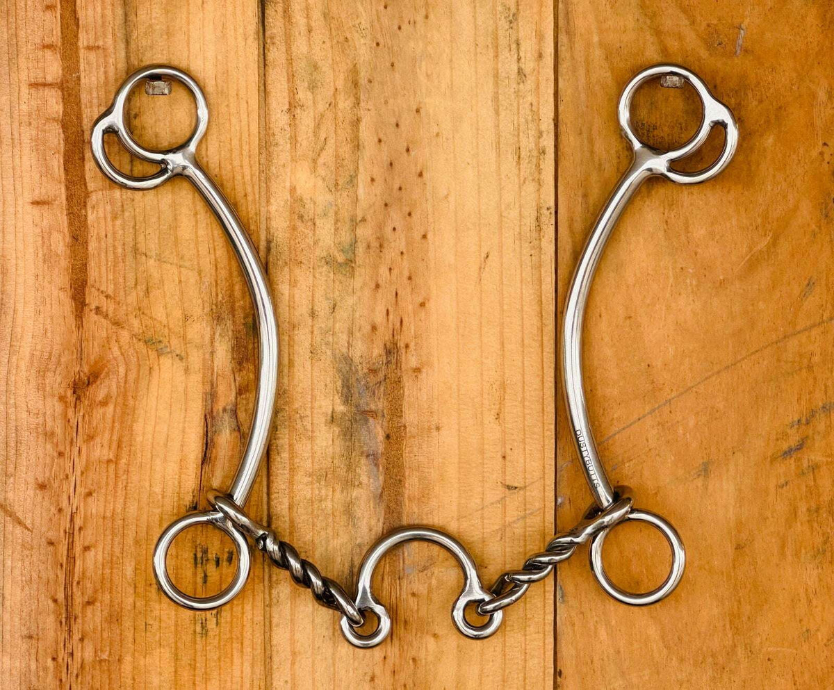 Dustybutts ‘Tex’ Long Shank Sliding Gag Bit - Dustybutts Australia