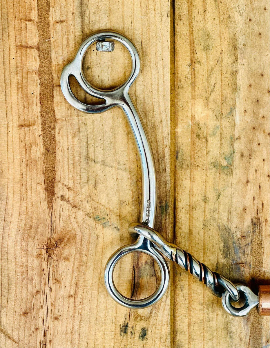 Dustybutts ‘TwoStep’ Short Shank Sliding Gag Bit - Dustybutts Australia