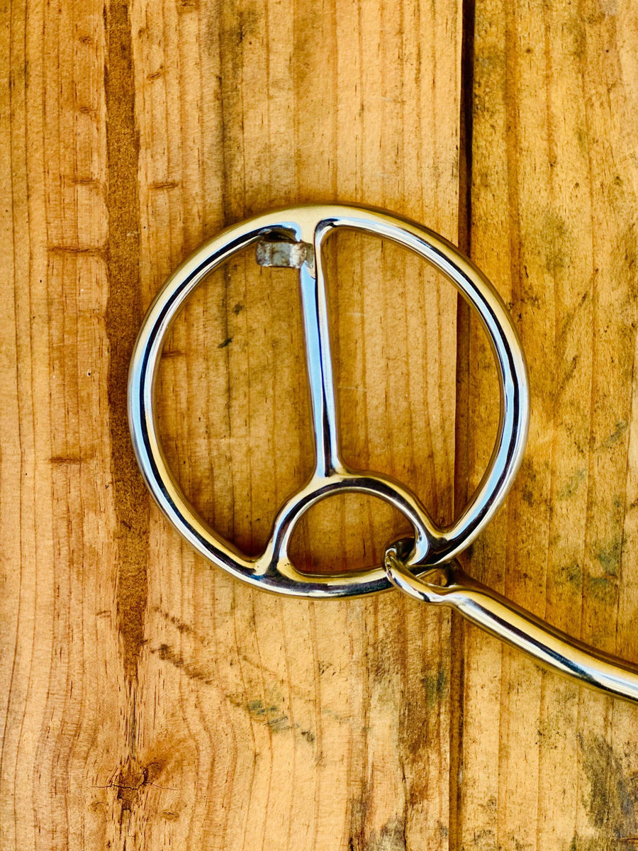 Locked Snaffle Bit // Two Piece Smooth - Dustybutts Australia
